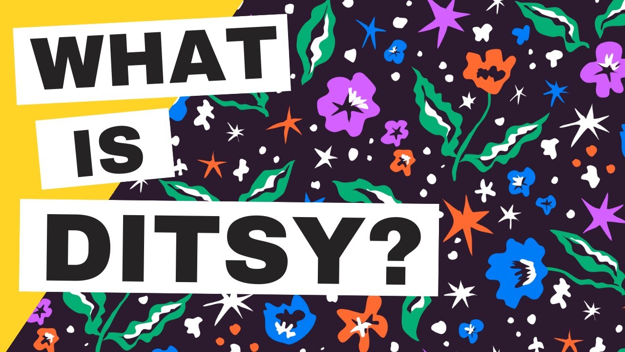 You Should Know What a DITSY Pattern is! ✿ Surface Pattern Design Basics