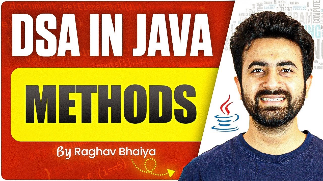 DSA In Java | Methods | Java in One Shot | Methods in Java | Java Course