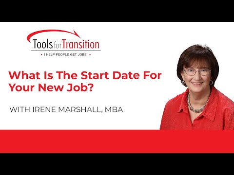 What is the Start Date for your New Job?