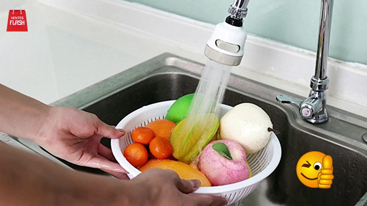 Tête De Robinet De Cuisine Mobile 360 Degrés