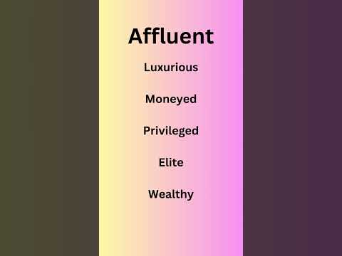 affluent #englishvocabulary #meaning #vocabulary #englishlanguage #synonyms