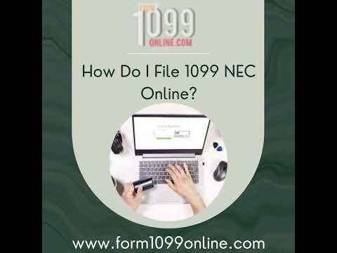 How do I file 1099 NEC Online 2022?