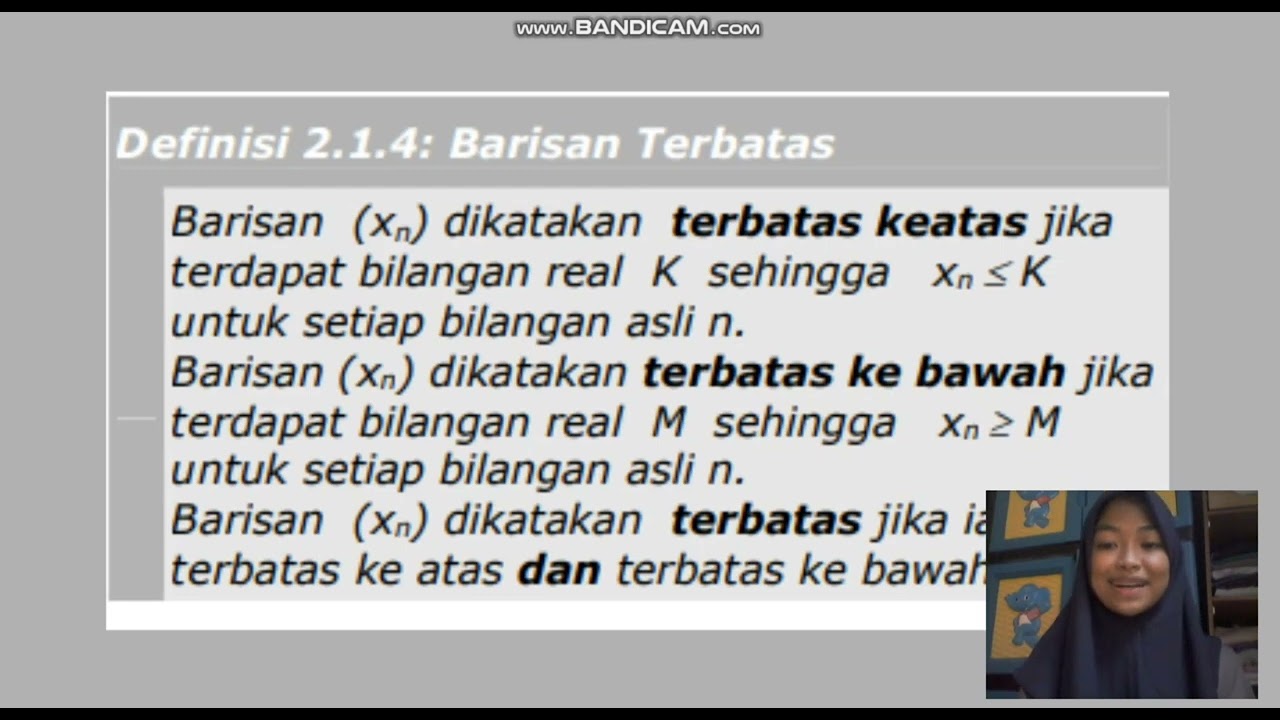 Barisan Konvergen dan Contoh Pembuktiannya