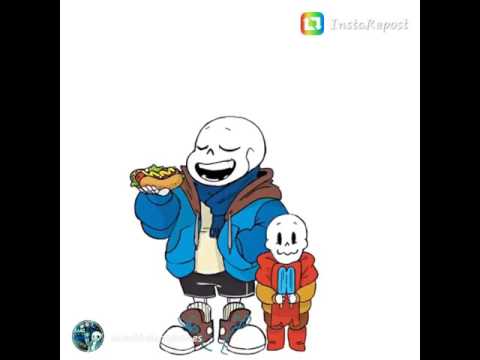 Sans and papyrus growing up