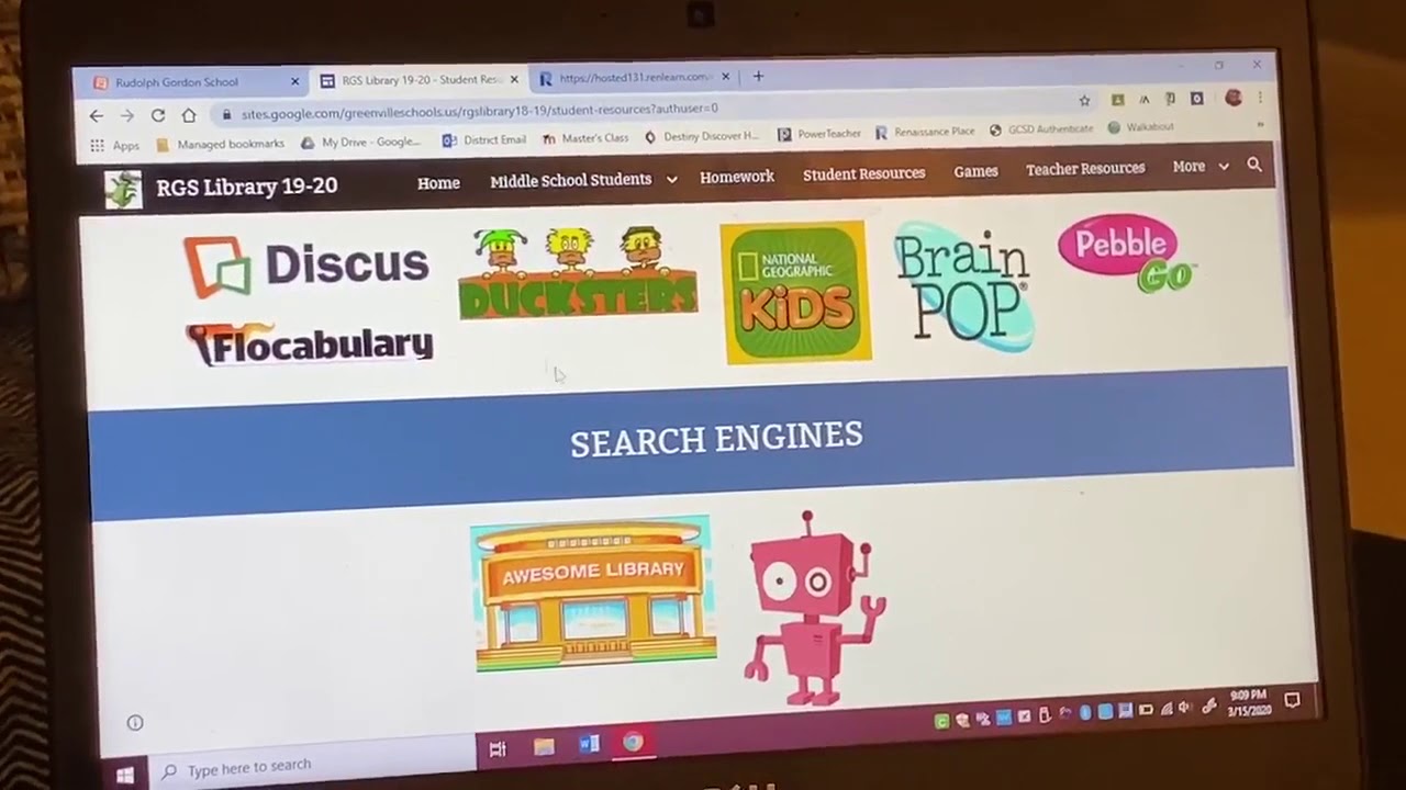 How To use School's Links