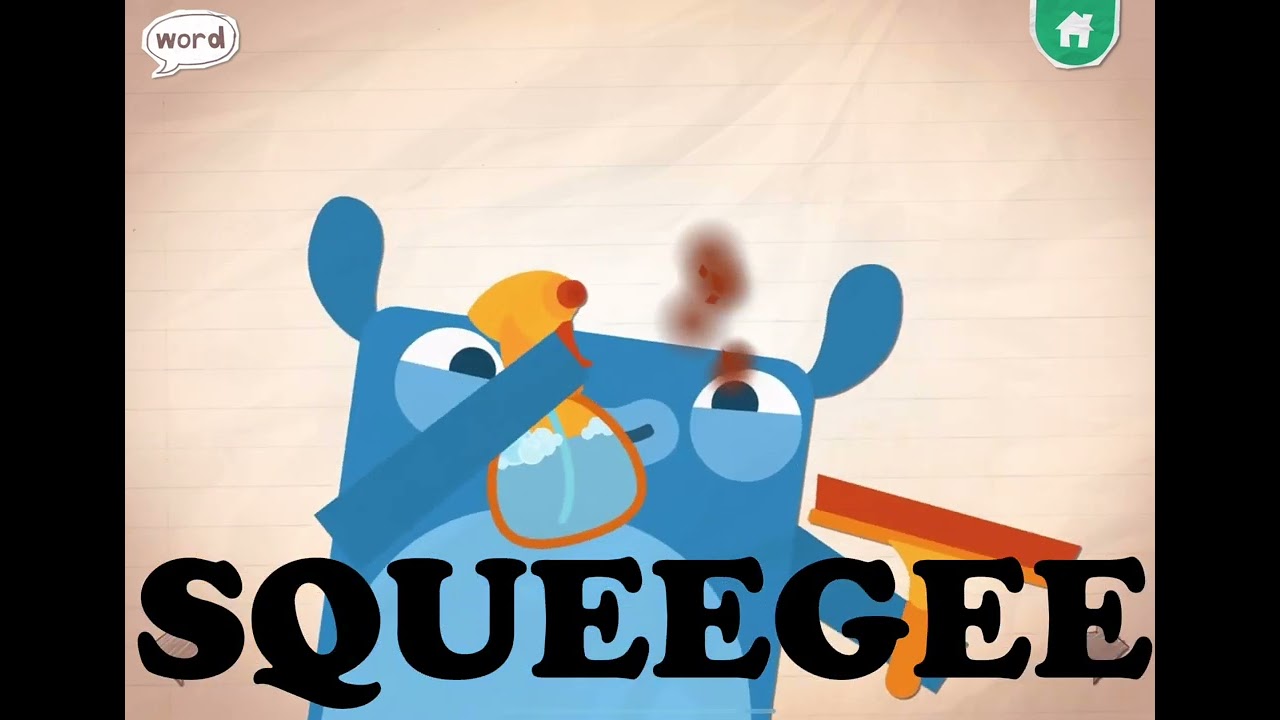 Endless Alphabet: Squeegee