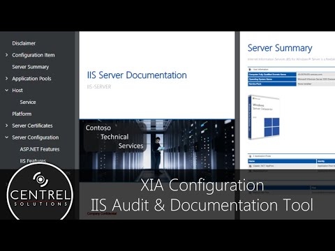 IIS Server Documentation Tool | Audit Software #xiaconfiguration