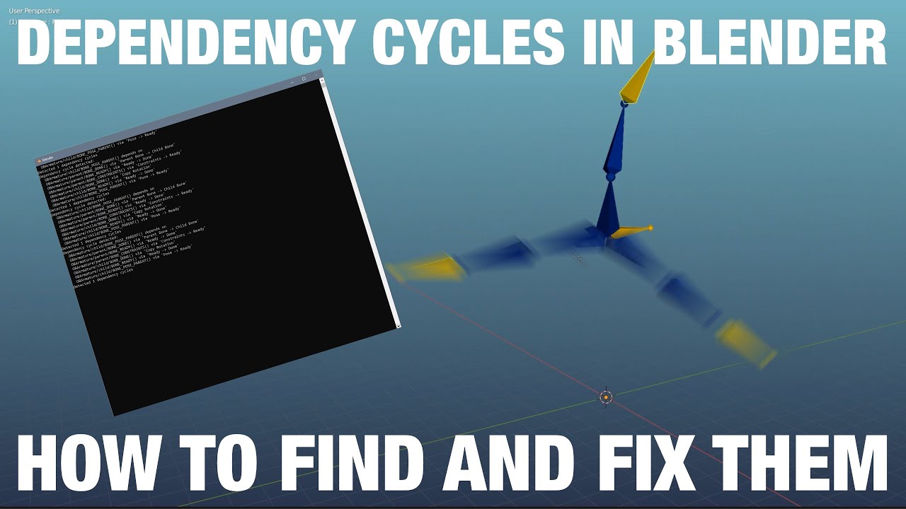 Dependency Cycles In Blender - How To Find And Fix them