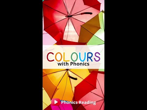 ๐Colours with Phonics๐ฉท๐ค๐๐งก๐๐โค๏ธ๐ #shorts
