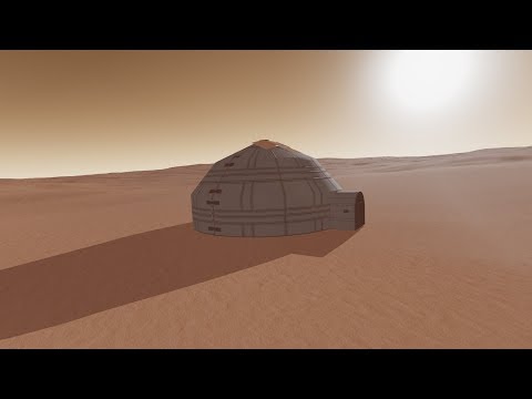 SimpleRockets 2 Cinematic | Cylero Habitat Mission