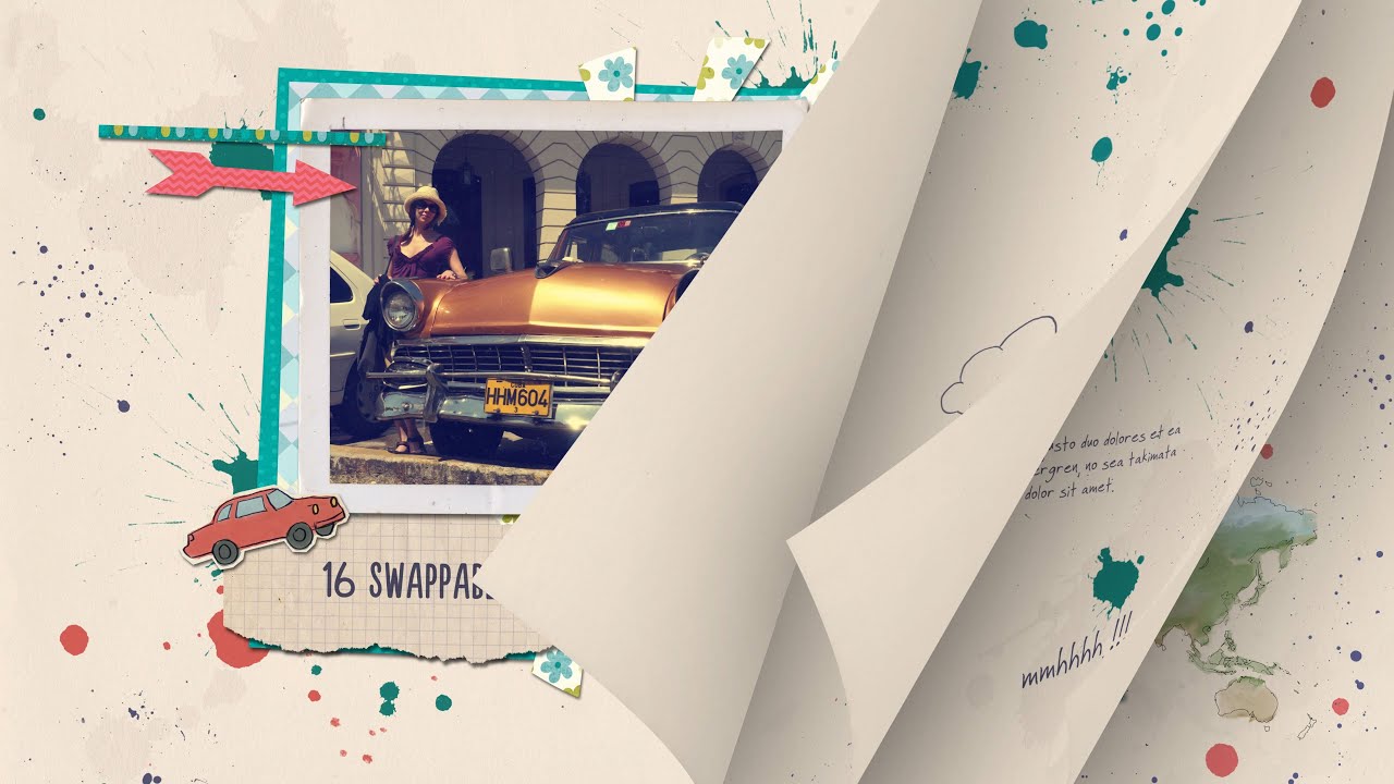 Travel Slideshow Template Customization - After Effects Tutorial