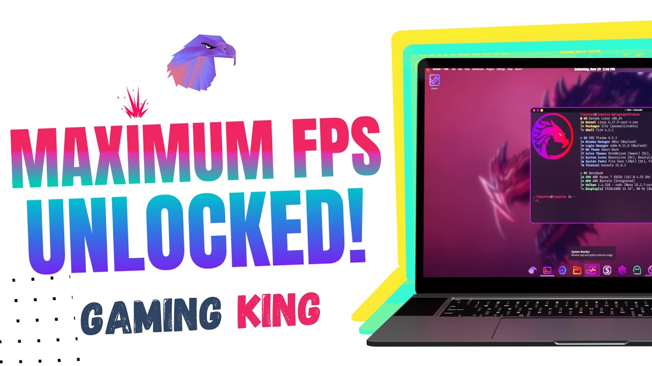 Garuda Linux Distro Is ABSURDLY Over-Powered for Gaming (BETTER THAN WINDOWS)