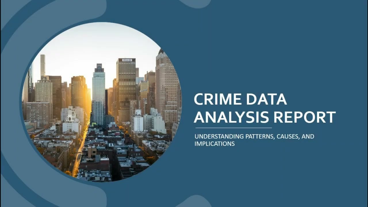 Crime Data Analysis Report using Python | Python Data Analysis | End-To-End Data Analysis Project