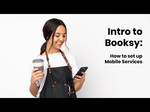 Intro to Booksy: How to set up Mobile Services