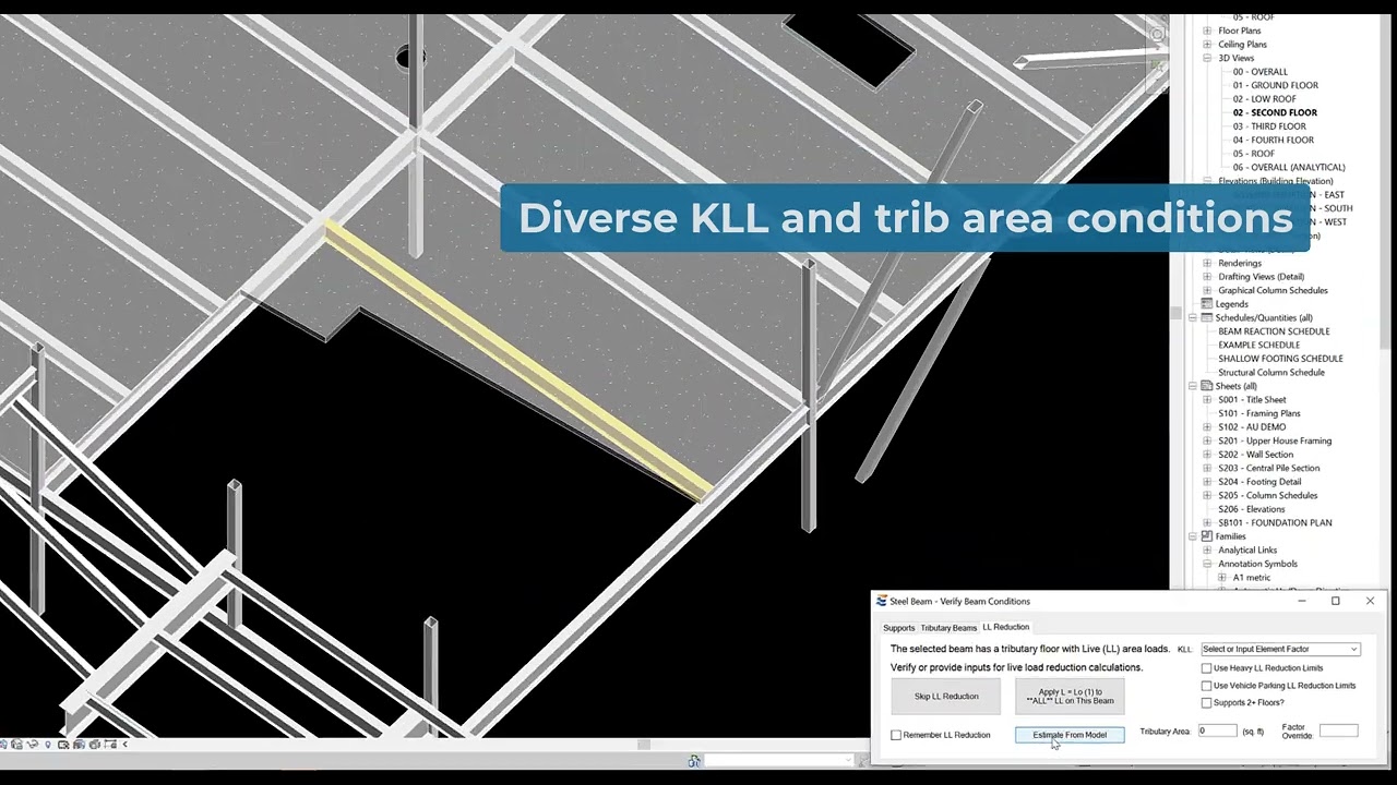Live Load Reduction (Beams and Girders)
