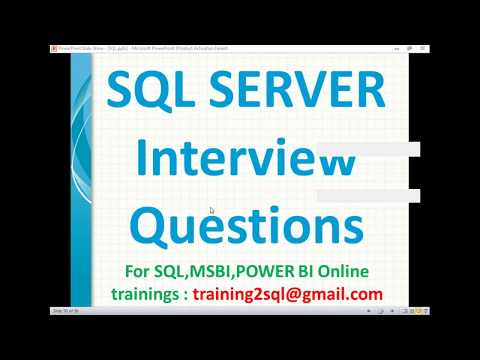 Learn SQL Server Interview Questions and Answers - Mind Luster