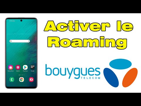 Comment activer le Roaming Bouygues (activer les données en itinérance)