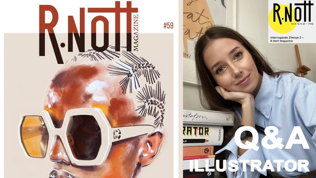 Q&A FASHION ILLUSTRATOR FOR R.NOTT MAGAZINE  #fashionillustration #fashion #drawing ИЛЛЮСТРАЦИЯ МОДЫ