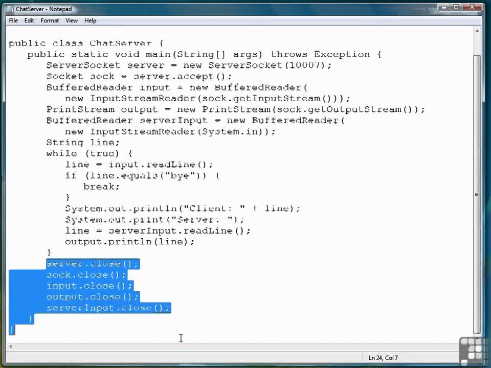 09 05 Network Programming   Exercise