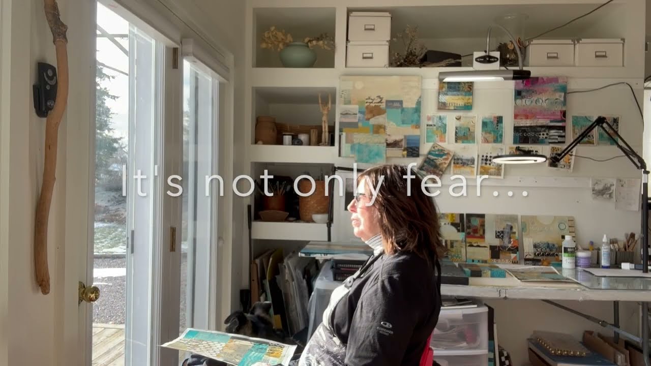 Intuitive Art Journaling - A Safer Way to Begin | Letting Go of Fear in Your Art Practice