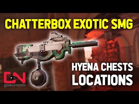 Division 2 - How to get Chatterbox Exotic P90 SMG - Hyena Chests Locations