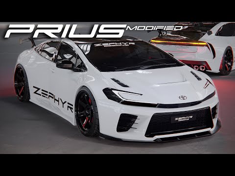 2023 Toyota Prius Concept Is a Hardcore Slammed Widebody Hybrid From ...