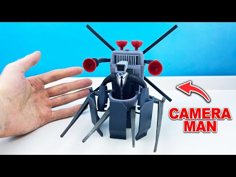 🚽 Plungerman - Cameraman skibidi toilet 63 - FIGURINE \ STATUETTE・ STL ...