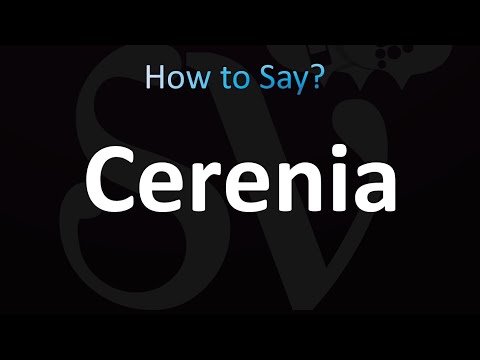 How to Pronounce Cerenia (CORRECTLY!)