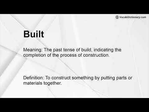 Built Meaning