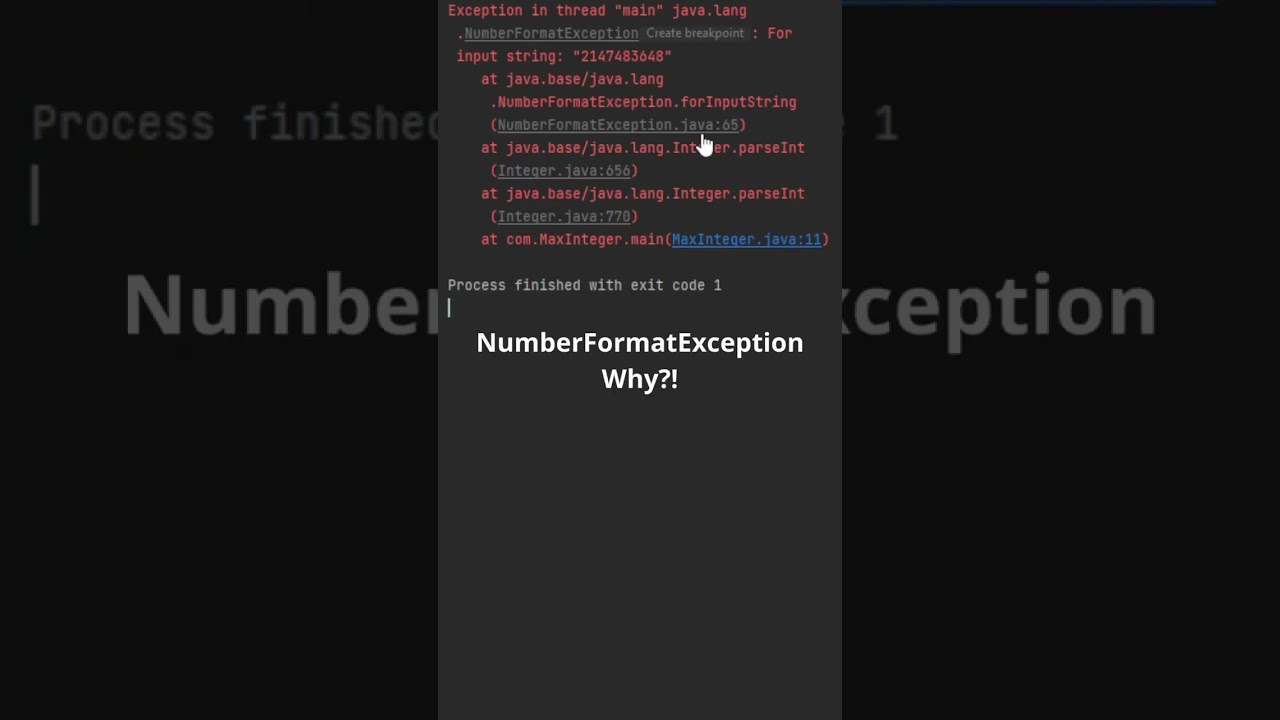 Parse Integer in Java #shorts