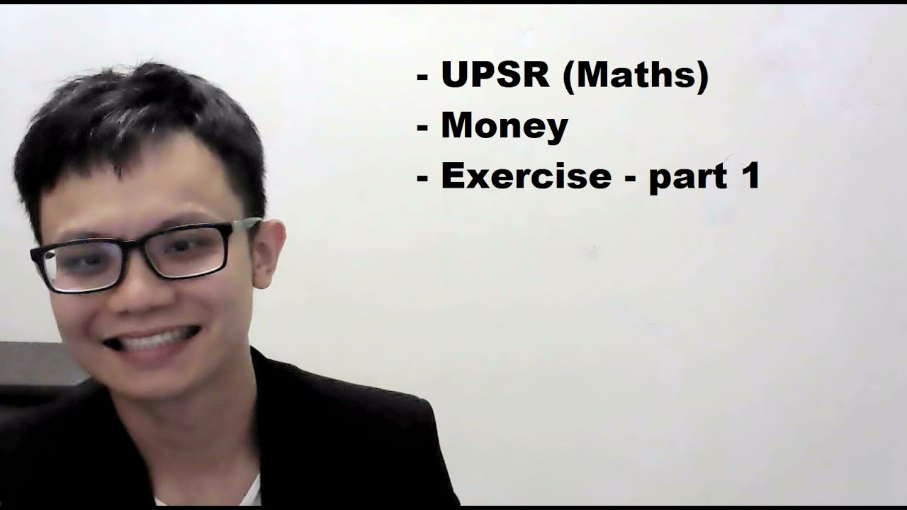- UPSR (Maths)- Money- Exercise - part 1