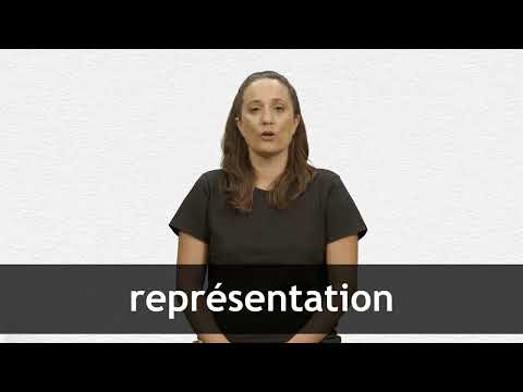 English Translation of “REPRÉSENTATION” | Collins French-English Dictionary