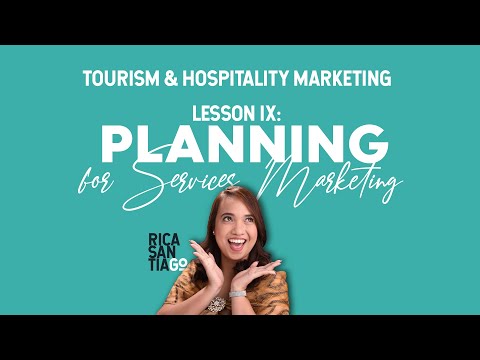 TOURISM AND HOSPITALITY MARKETING: PLANNING FOR SERVICES MARKETING
