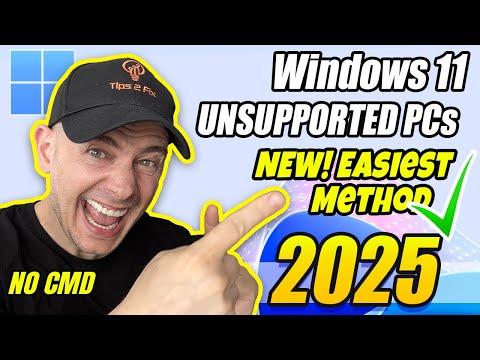 How to Install Windows 11 on Unsupported PCs (2025) – Easiest Updated Method!