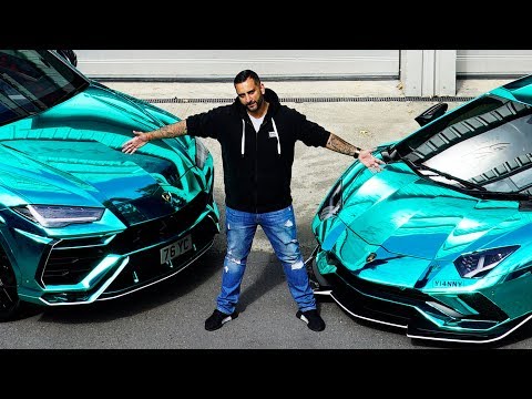 Lamborghini Urus Gets Turquoise Chrome Wrap to Match Aventador S ...