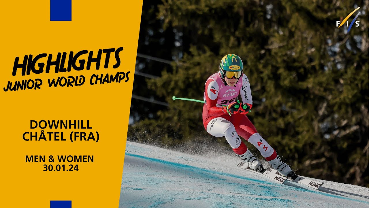 FIS | Highlights Downhill - FIS Alpine Junior World Championships 2024
