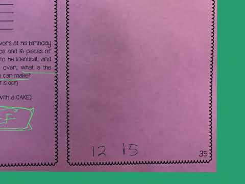 1.5 GCF (Greatest Common Factor)