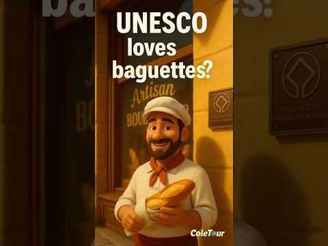 Why is the French baguette protected by UNESCO? #didyouknow #facts #french #shorts #ColeTour