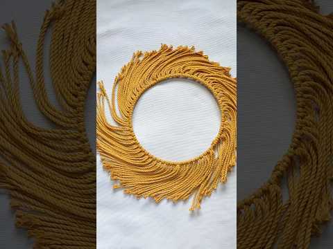 Macrame Wall hanging | New design #macramewallhanging #shortsviral #diy