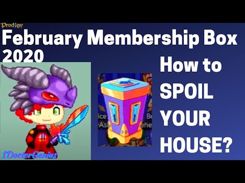 Prodigy Math Game - How to SPOIL your home!!! February membership box!! 1DoctorGenius