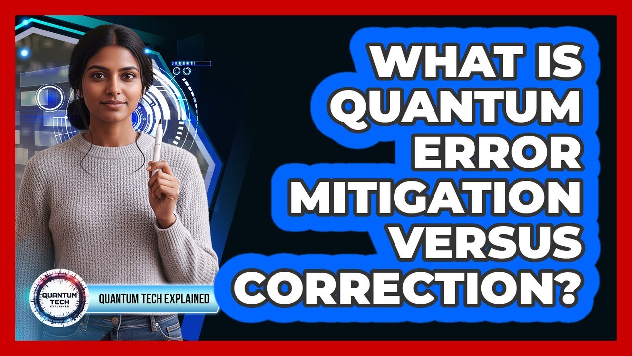 What Is Quantum Error Mitigation Versus Correction?