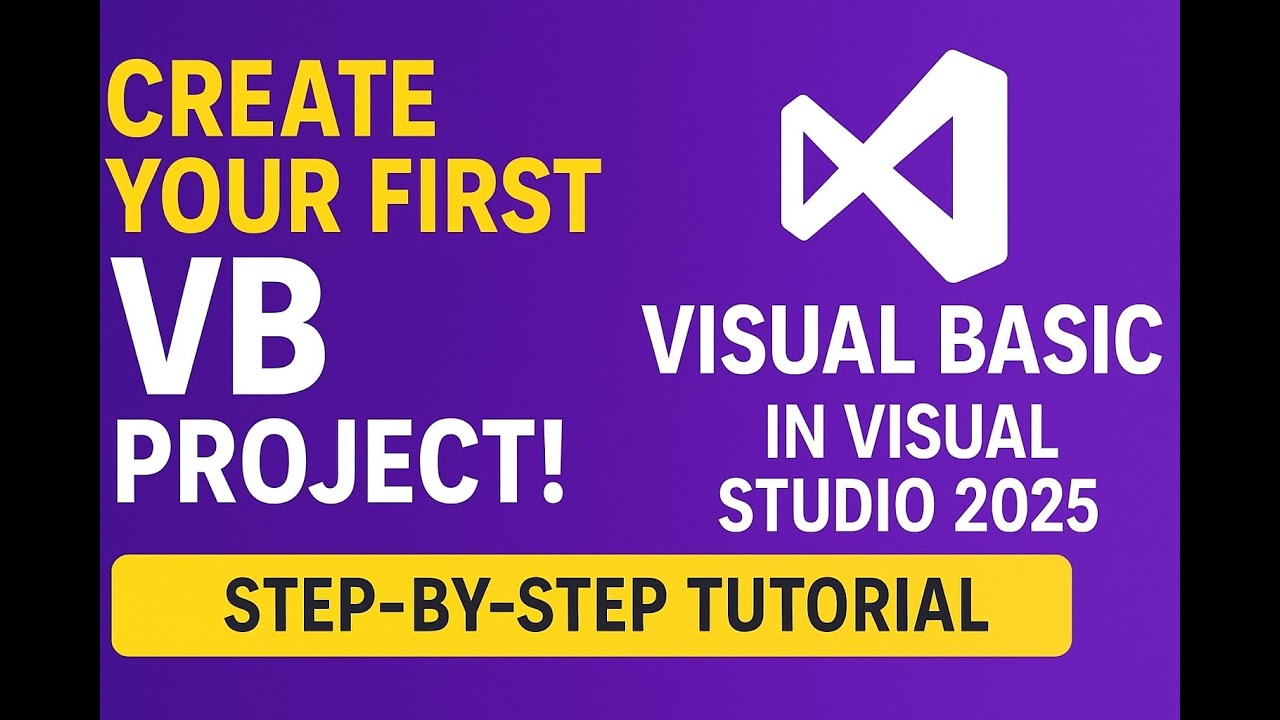 How to Create a Visual Basic Project in Visual Studio 2022 | Step-by-Step Beginner Tutorial