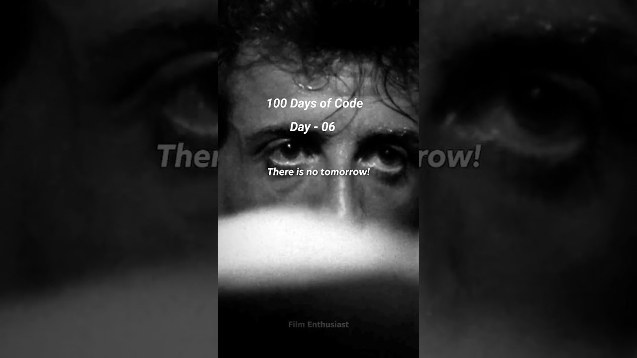 100 Days of Code || Day -06 #100daysofcode #codingcommunity #motivation #discipline #techjourney