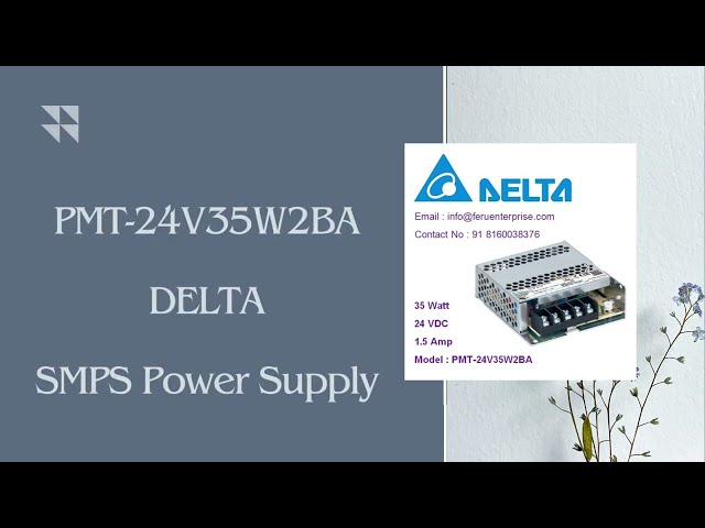 DELTA SMPS - PMT-24V35W2BA Delta Switch Mode Power Supply Trader ...