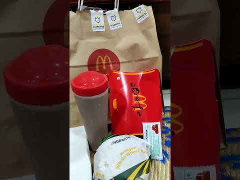 McDonald's Delivery! #mcdonalds #mcdonald #homedelivery #fastfood #mcdonaldstoy #online #order #food