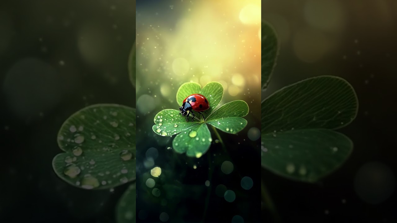 A Ladybug On The Clover