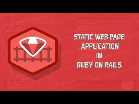 Static web application in rails(Coding) | Ruby on rails for beginners