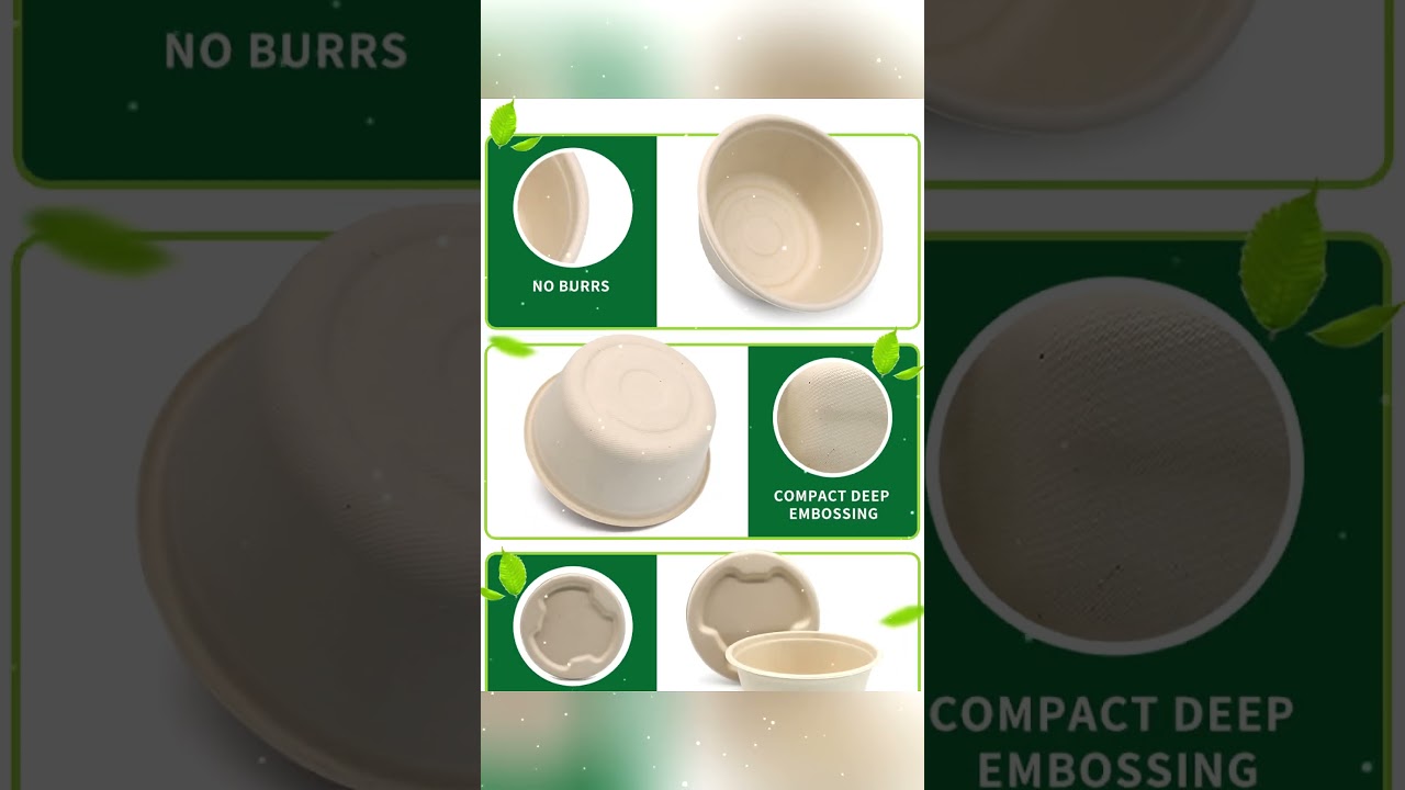 ✔️Biodegradable Ecofriendly Bowl.