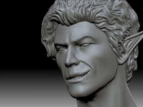 👤 Baldur's Gate 3 Astarion Detailed Bust - Premium Model・ STL File for ...