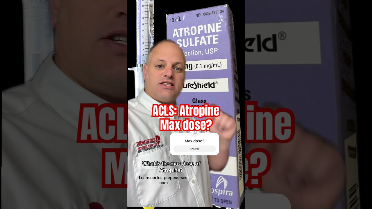 ACLS: Atropine administration, max dose?